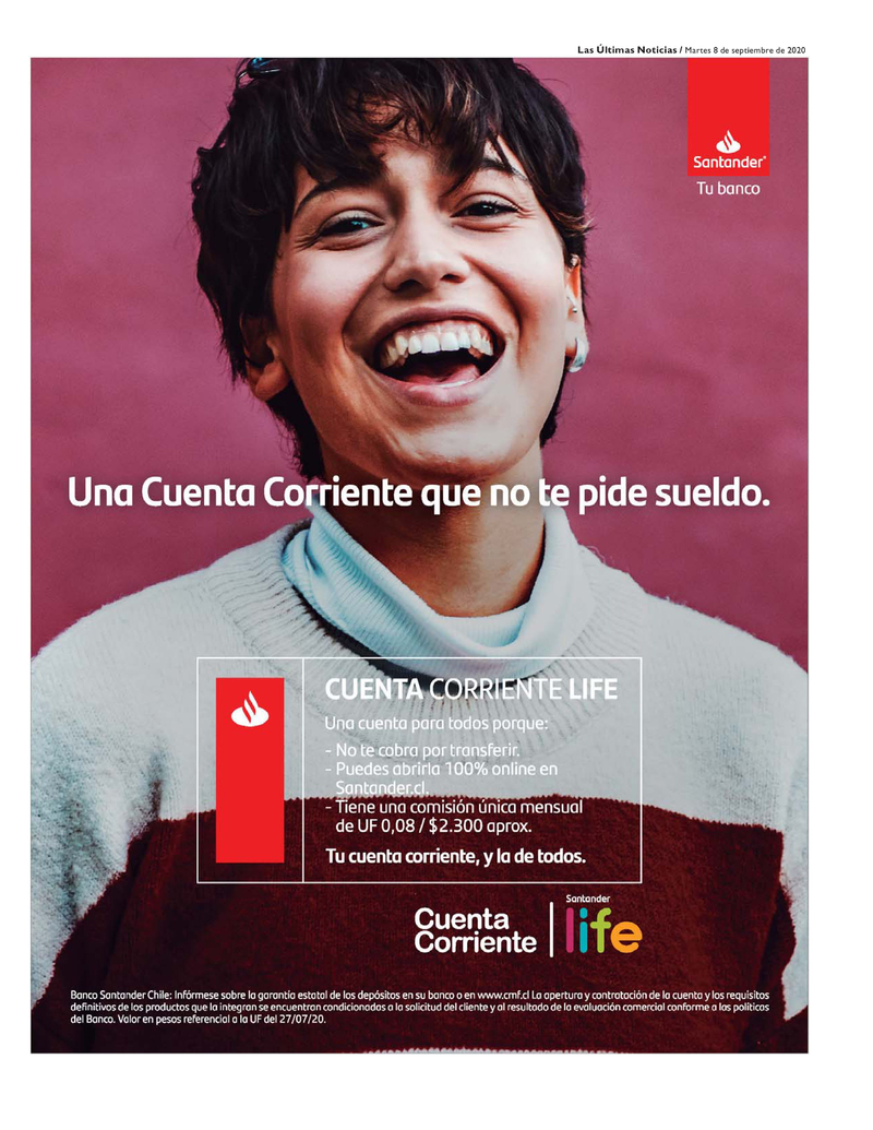 Banco Santander-Chile - CMF Educa - Comisión para el Mercado Financiero