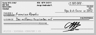 ¿Cómo es el Cheque Nominativo? - CMF Educa - Comisión para el Mercado ...